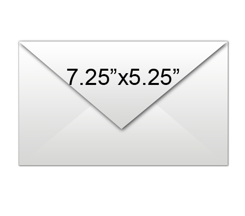 Envelope 7.25 x 5.25 Plain White - Envelopes